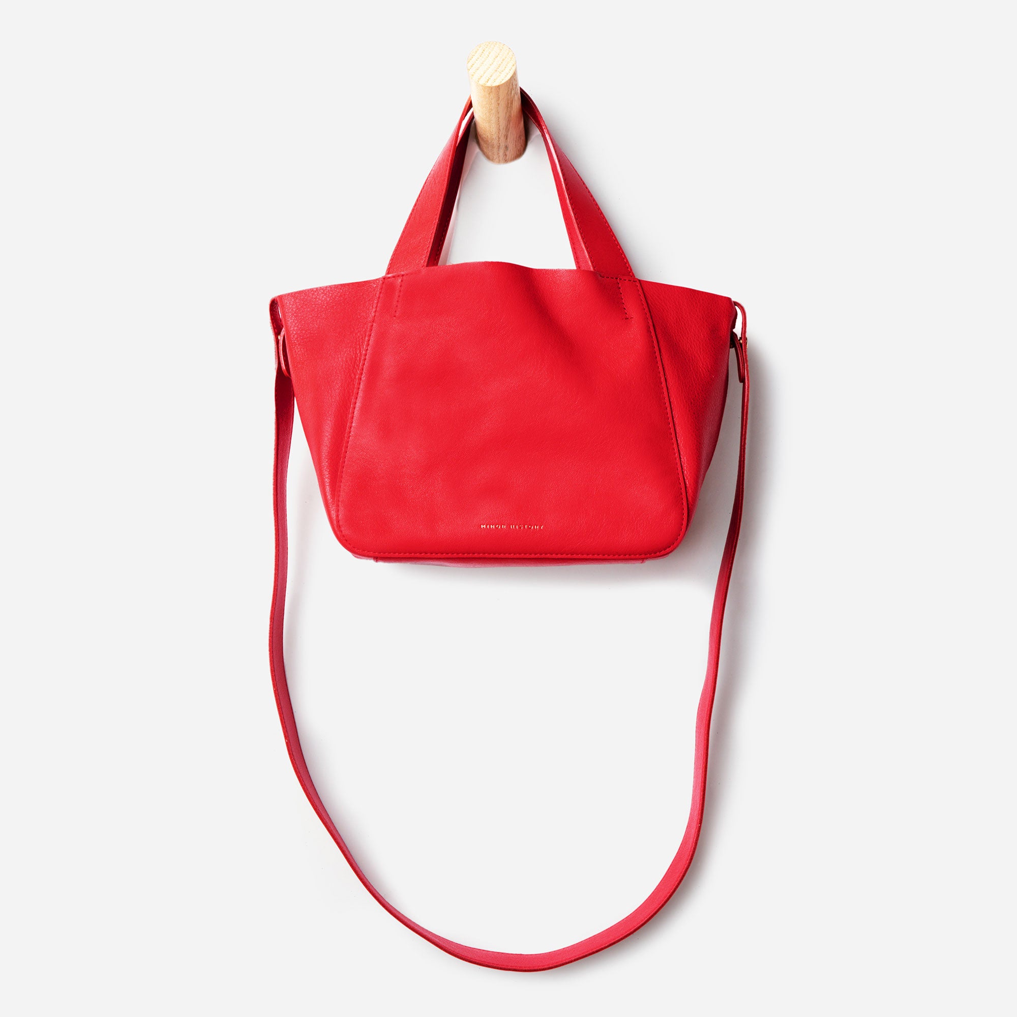 The Little Times| Slouchy Leather Crossbody Tote - Minor History