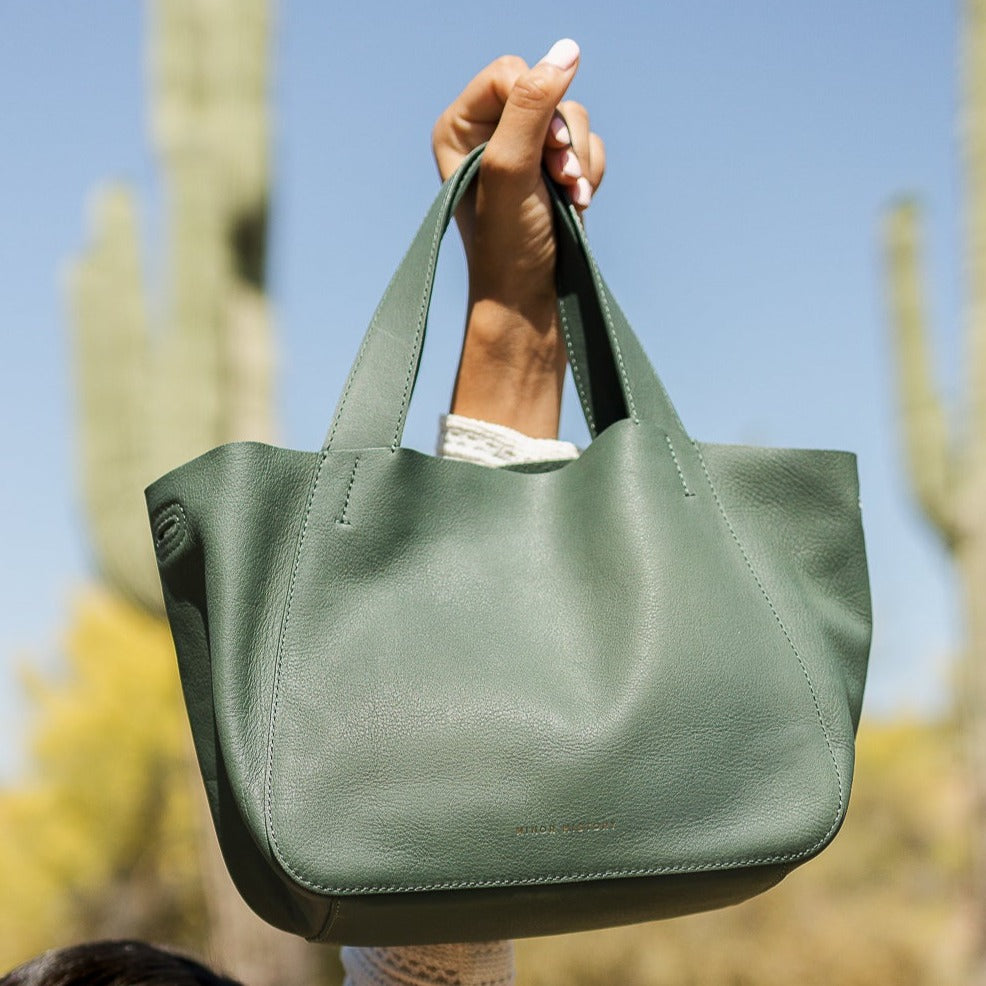 The Little Times Tote | Slouchy Leather Crossbody Bag - Minor History