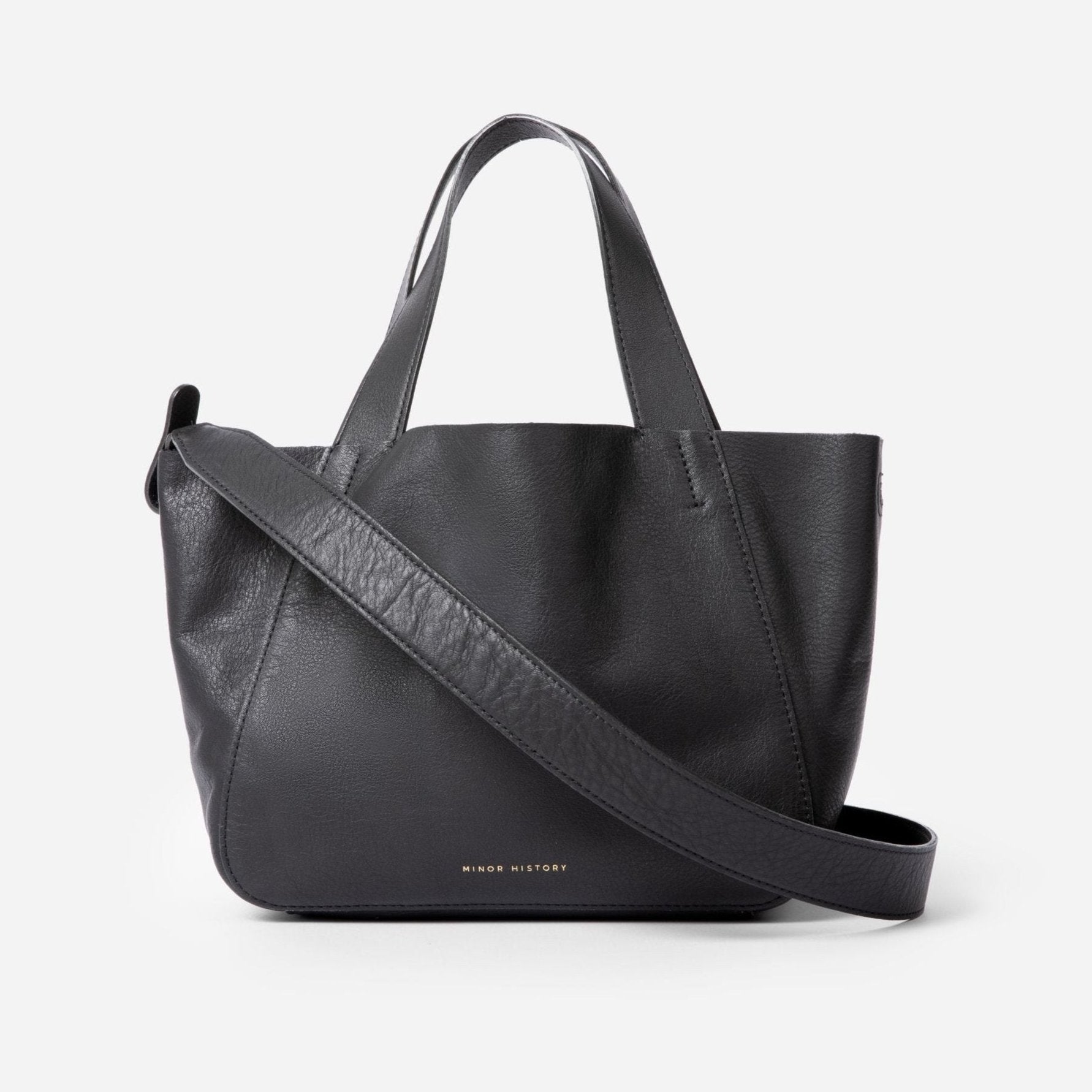 The Little Times| Slouchy Leather Crossbody Tote - Minor History